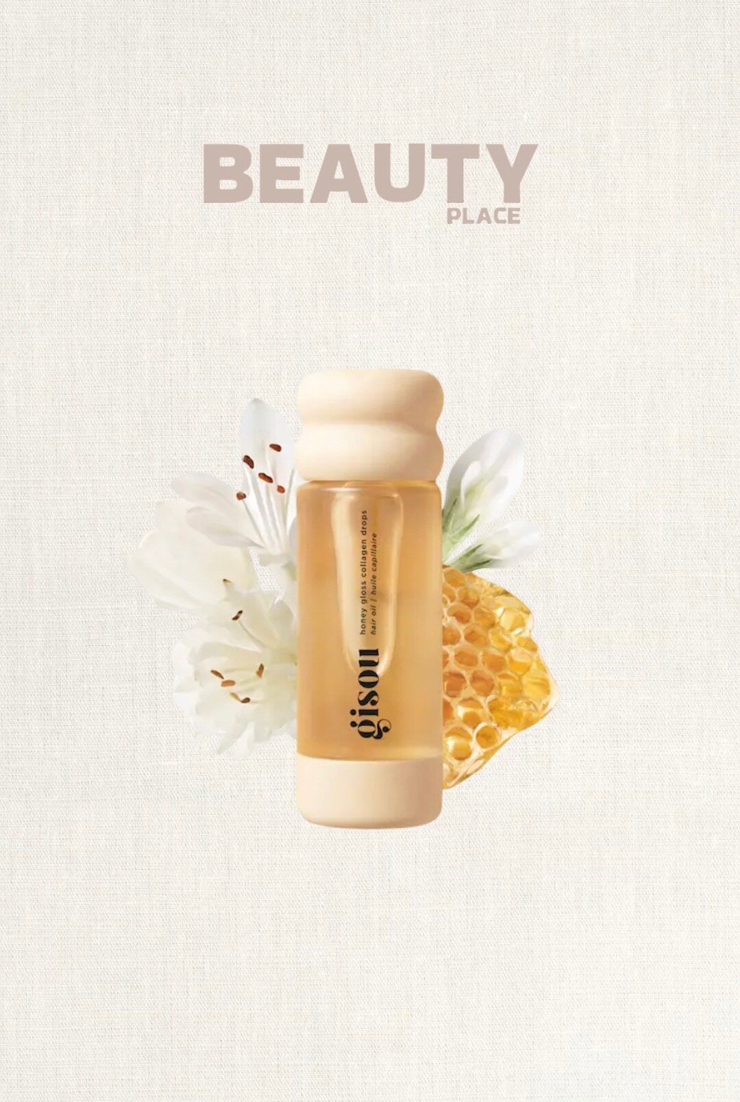 Масло для волос, GISOU, Honey Gloss Collagen Drops Hair Oil, 20 мл