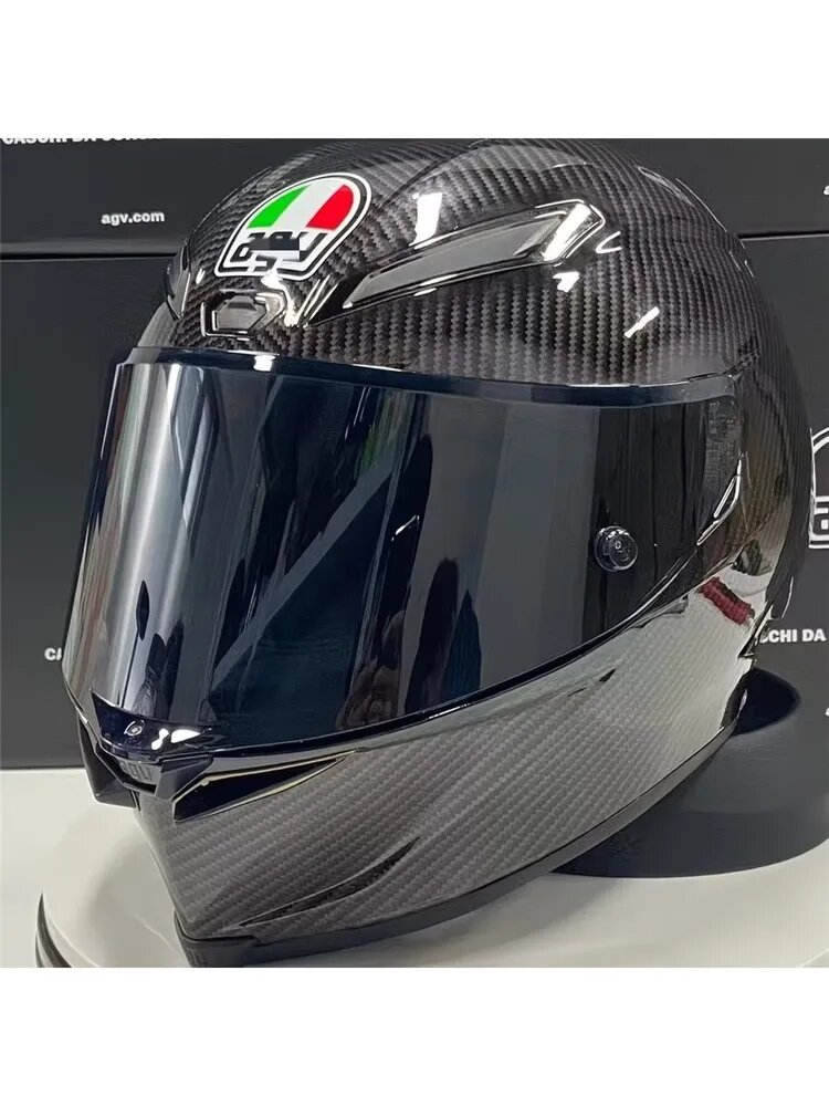AGV Мотошлем, цвет: черный, размер: L