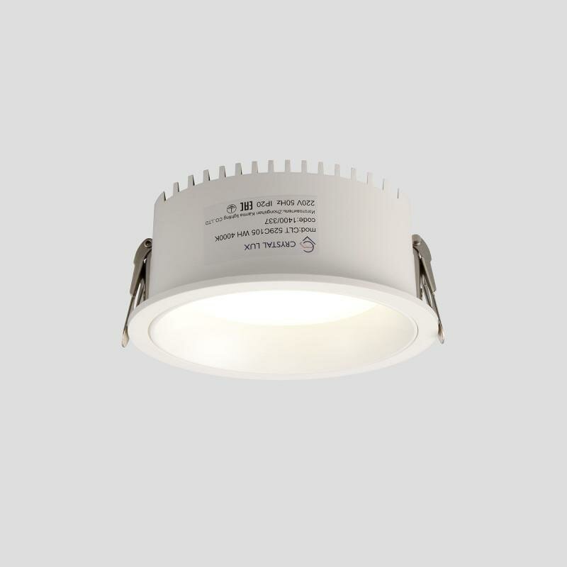 Встраиваемый светильник Crystal Lux CLT 529C105 WH 4000K