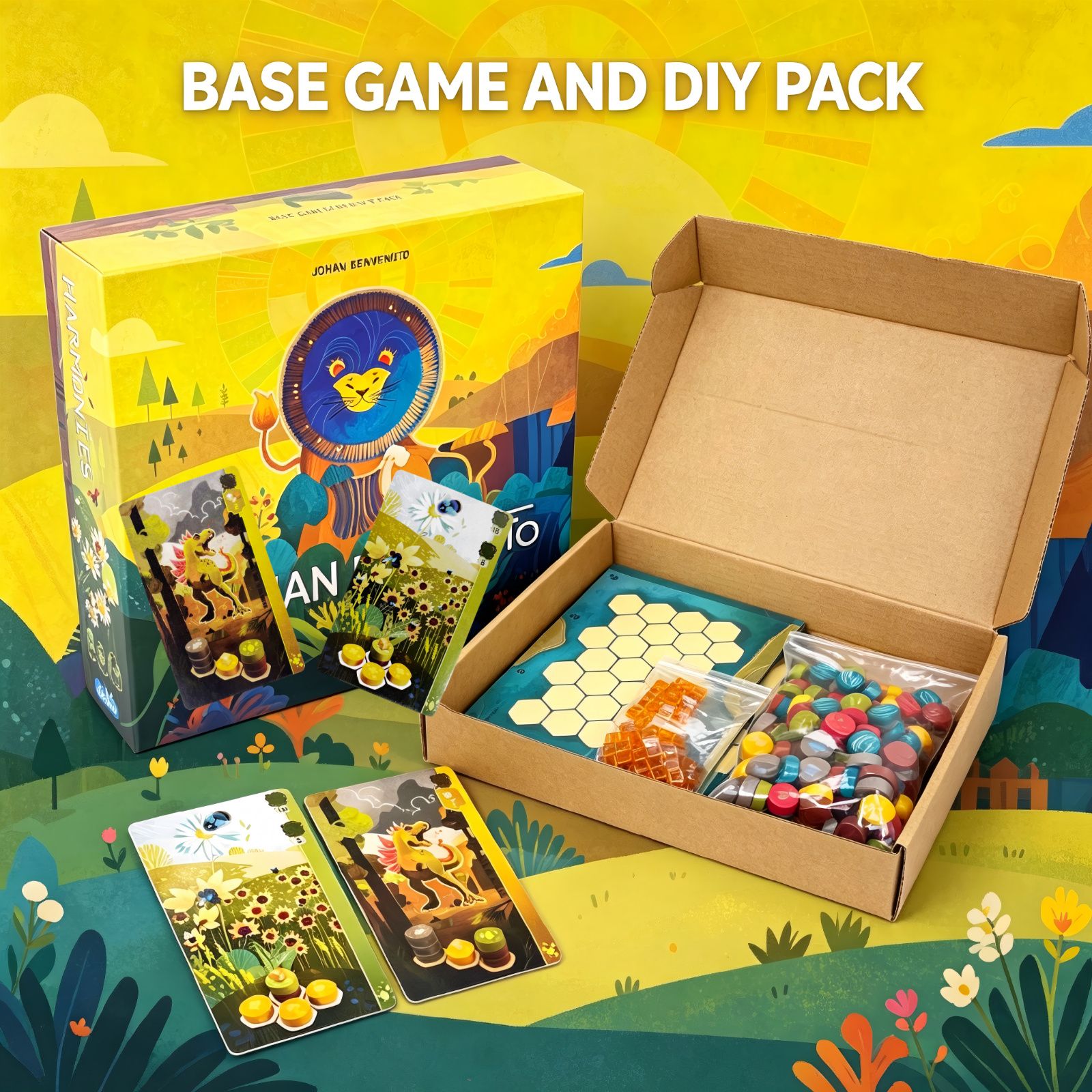 Настольная игра "harmonies DIY promo card, DIY Expansion Map 10PCs, DIY PACK": классическая стратегия, большая коробка (делюкс-издание), подарок на праздник, вечеринк