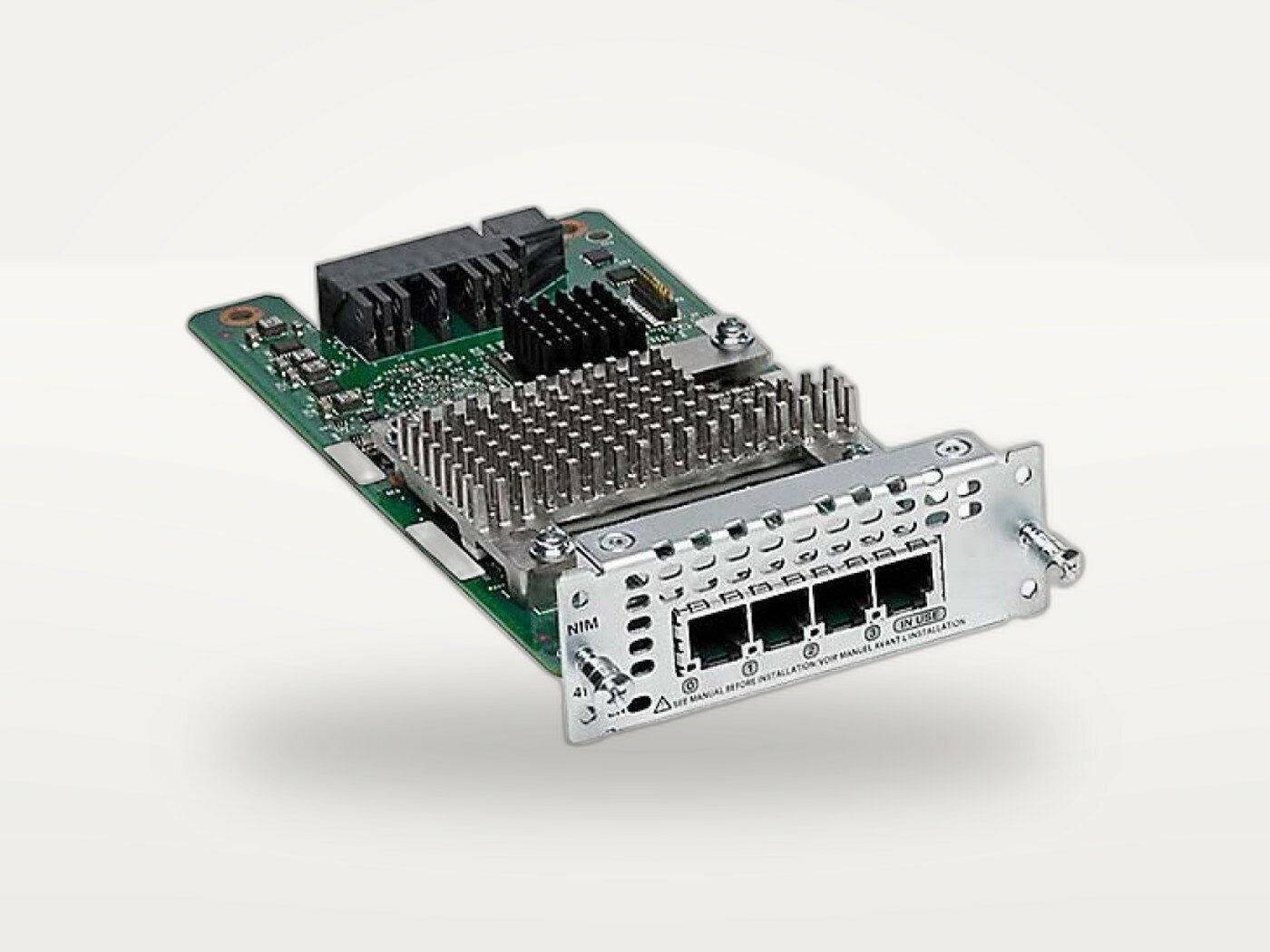 Модуль CISCO NIM-4FXSP 4-Port Network Interface Module - FXS, FXS-E and DID