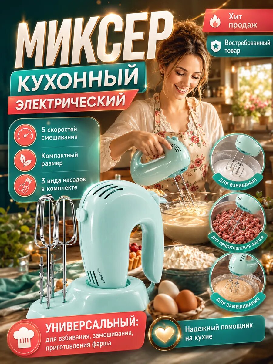 Миксер кухонный электрический 3B1 bosch