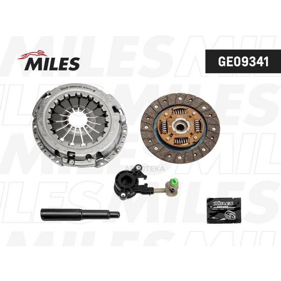 Сцепление к-т NISSAN QASHQAI I/JUKE/NOTE 1.6 07- (с подш.) MILES GE09341