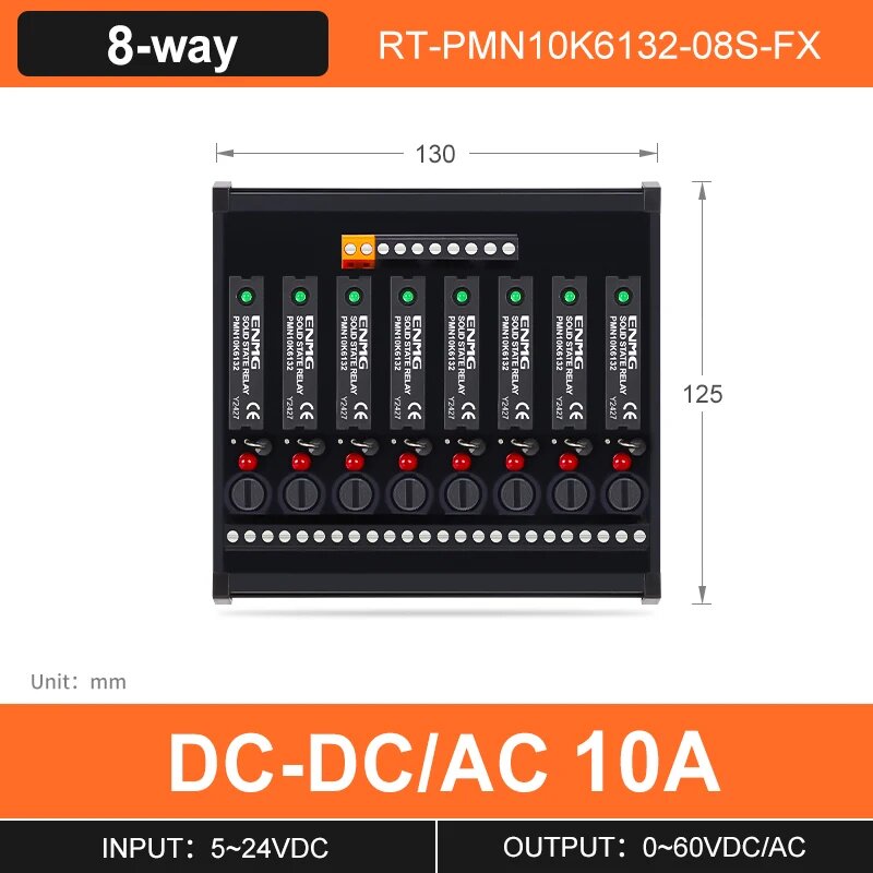 ENMG твердотельное реле RT-PMN 5-24В DC 0-60В AC/DC RT-PMN10K6132-08S-FX