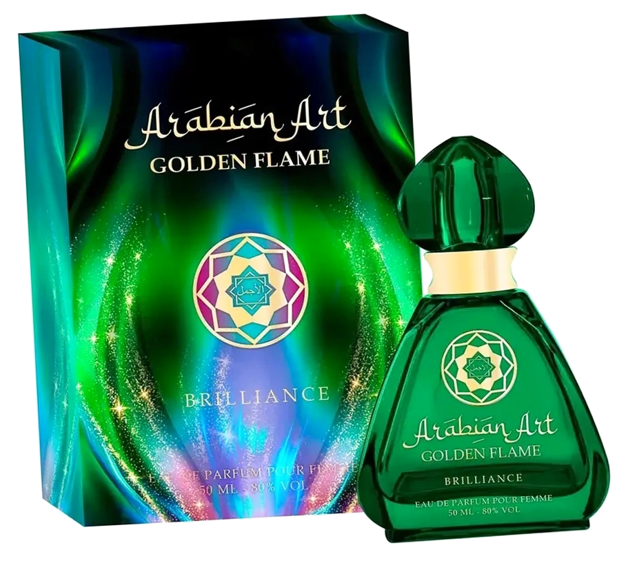 Женский парфюм Arabian Art Golden Flame Brilliance 50 мл / Арабиан Арт Голден Флейм Брильянс