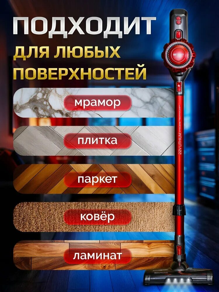 Вертикальный пылесос — фото 1