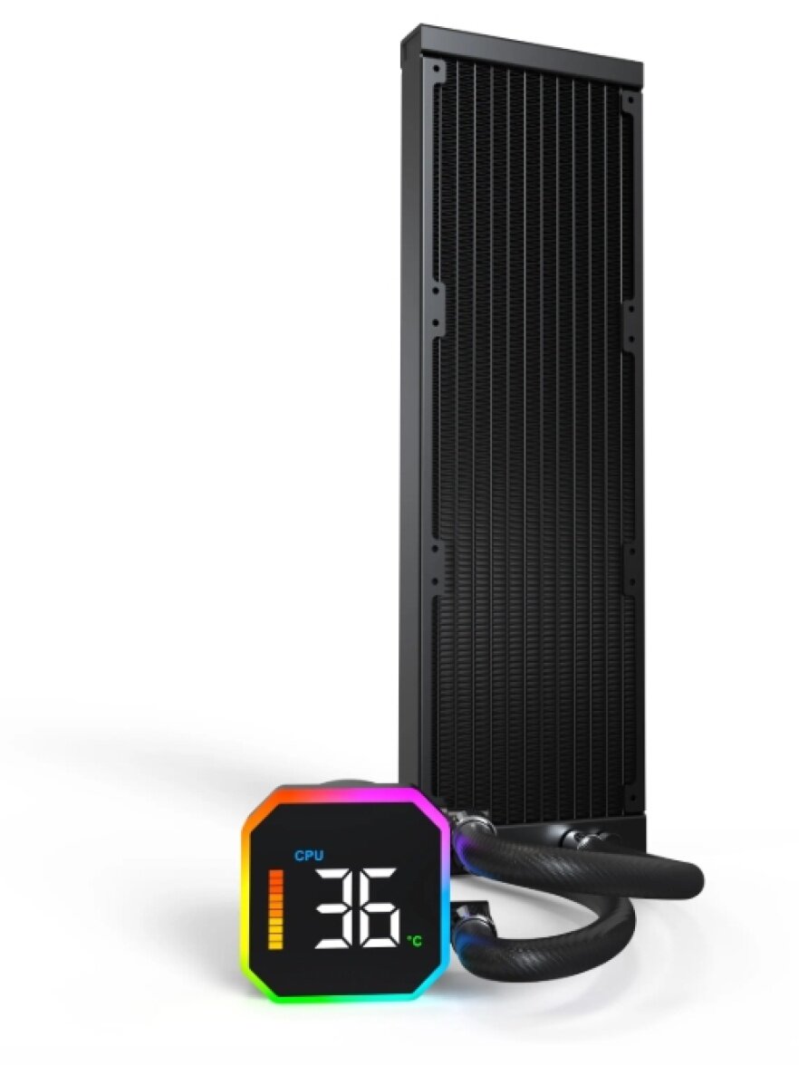 СВО для процессора Montech HyperFlow Digital 360 Black — фото 1