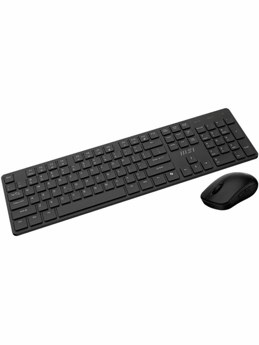 Комплект клавиатура + мышь MSI FORGE K200 W COMBO MS-8ZA4 клав: черный мышь: черный беспроводная (S11-43RU304-Y92)