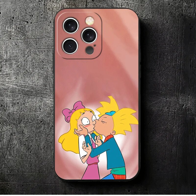 Чехол для iPhone 16 с Хей Арнольд и Хельга, KHTY00105F