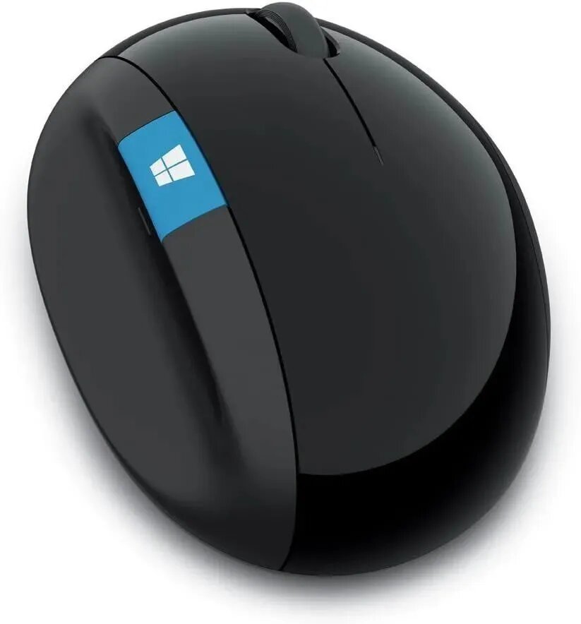 Мышь беспроводная Эргономичная мышь Microsoft Sculpt, черный, белый
