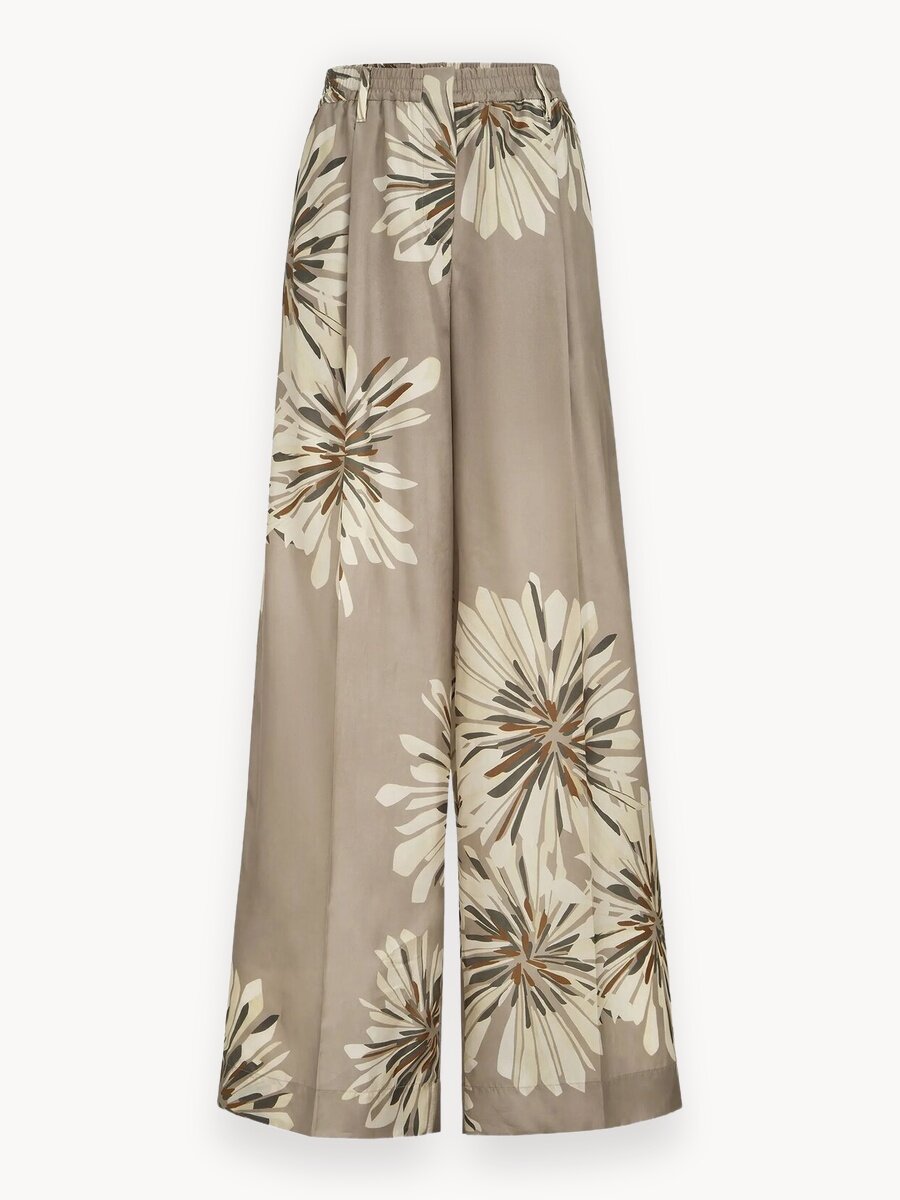 Брюки Bloom-print palazzo pants