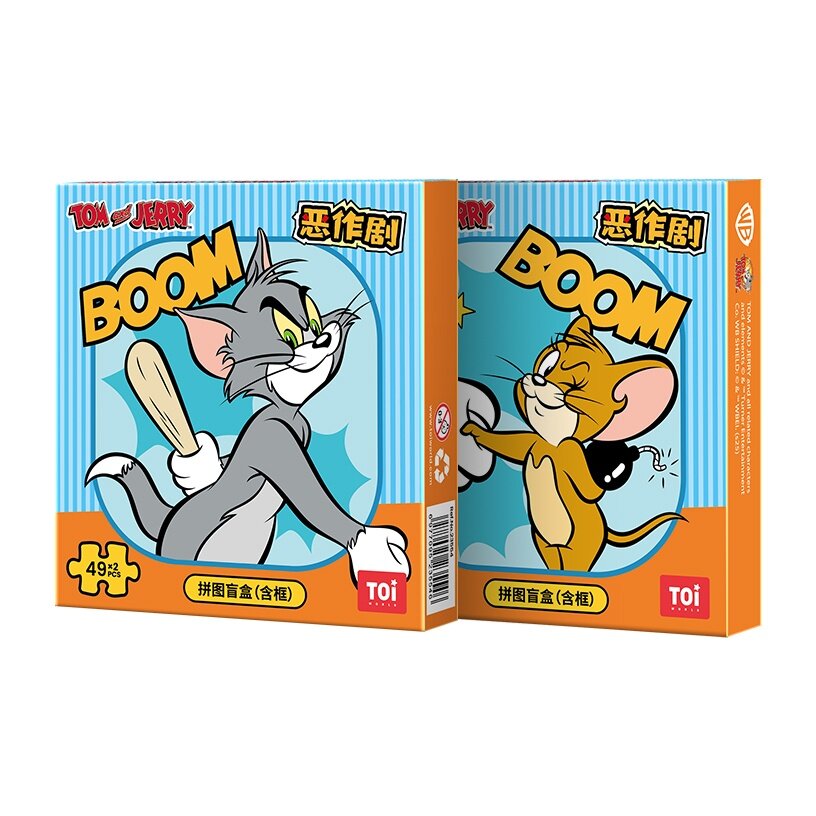TOI Том и Джерри Сюрприз Коробка Prank Слепые Коробки 1 Слепая Коробка Полная Упаковка 12 Штук