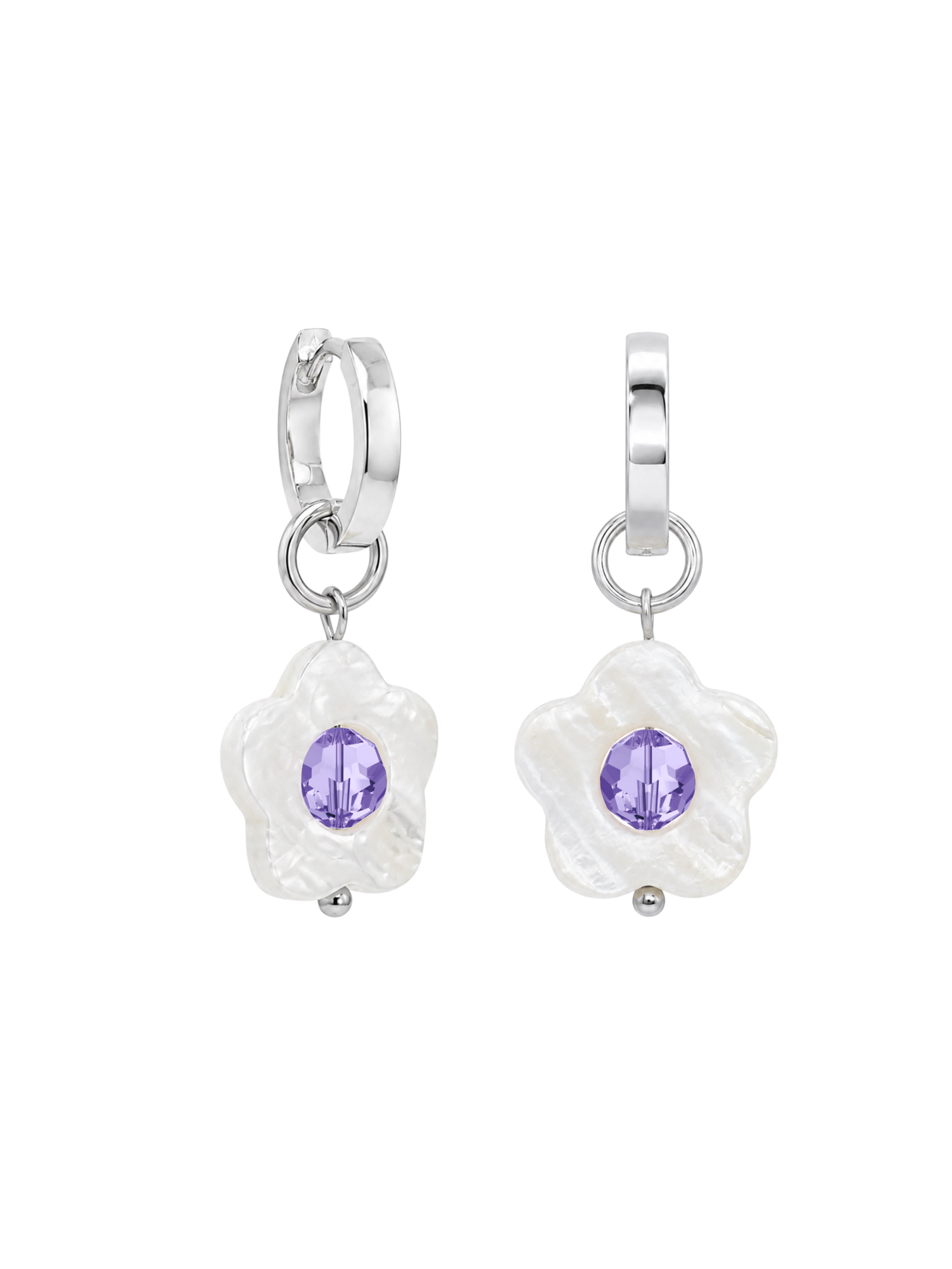 Серьги-трансформеры Oh Mary Did, кристаллы Swarovski, перламутр