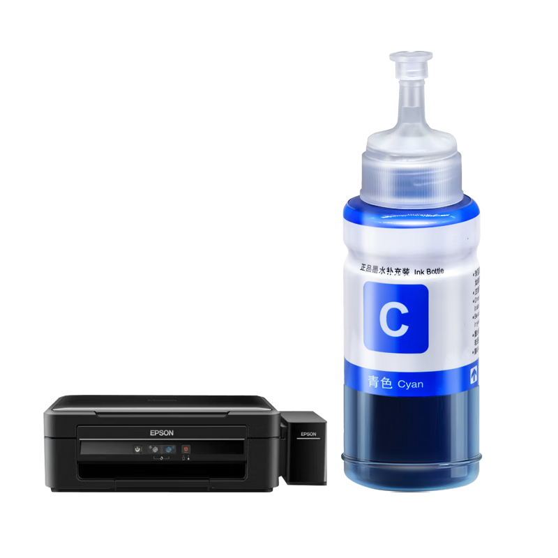 Чернила Tianmo 672 для заправки струйных принтеров Epson L360 L365 L358 L351 L558 L565 L350 Цвет：Cyan T6722 чернила