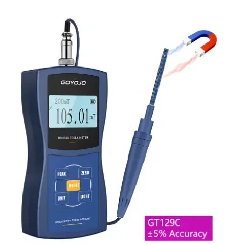 BANGYES Цифровой Магнитометр Tesla Meter GT129C Level 5
