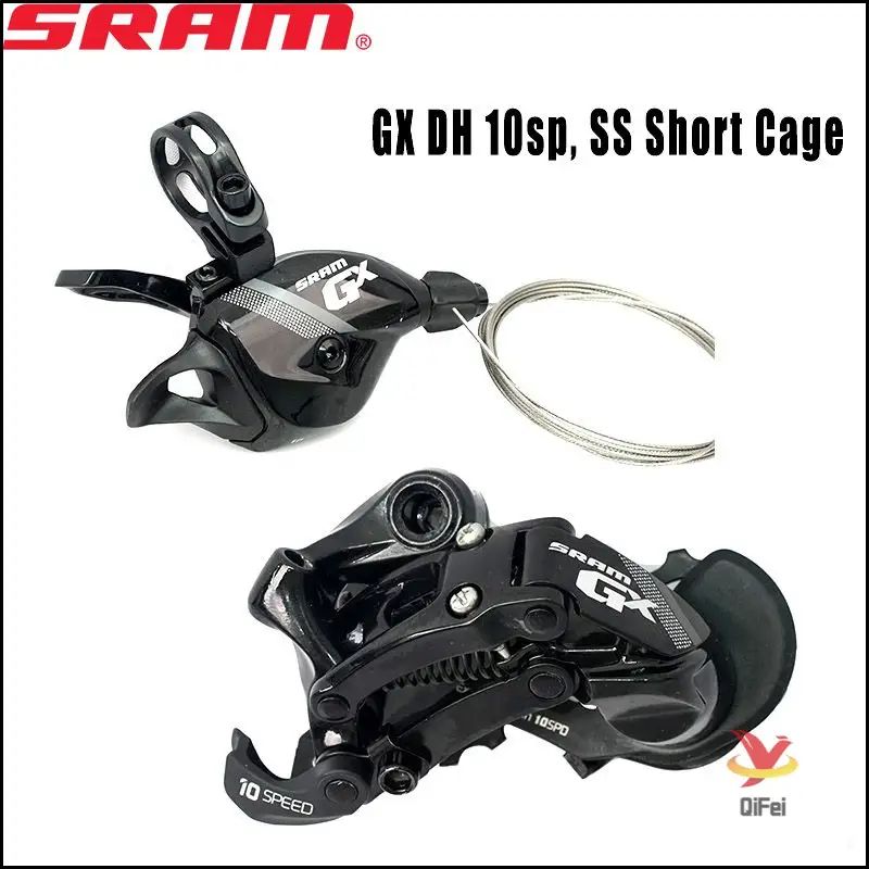 Переключатель и манетка SRAM GX DH 10 скоростей, 1x10, короткий лапок SS, макс. звезда 36Т-x