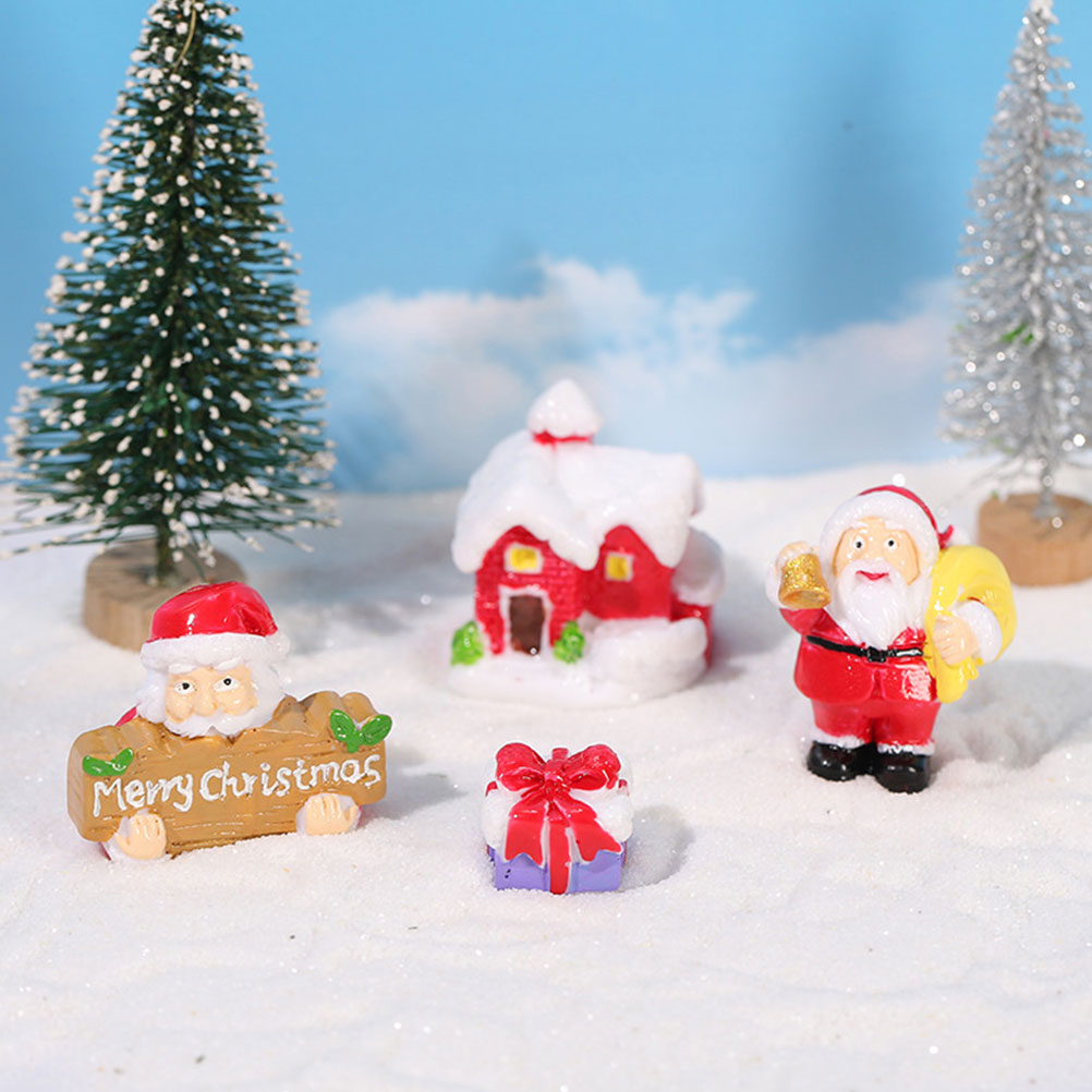 8 Штук Резиновые Украшения Для Сада В Formе Figurines Для Christmas Декора 3 6x3 Cm