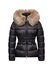 Куртка Moncler Boed shearling-trim puffer jacket, размер 40, черный