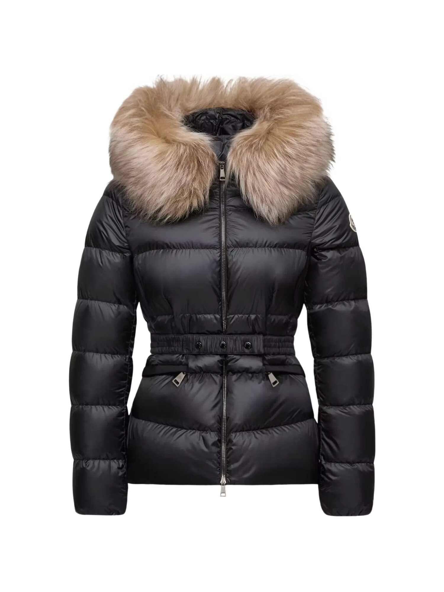 Куртка Moncler Boed shearling-trim puffer jacket