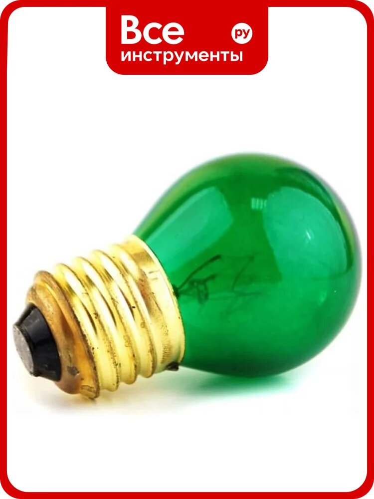Лампа FL-LED DECOR P45 CL 10W E27 GREEN 230V FOTON_LIGHTING - 605924