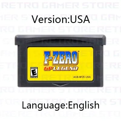 Картриджи для GBA F-Zero USA