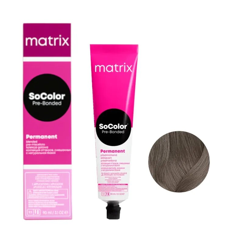 Matrix Краска для волос SoColor Pre-Bonded 7AV 90 мл 90 мл