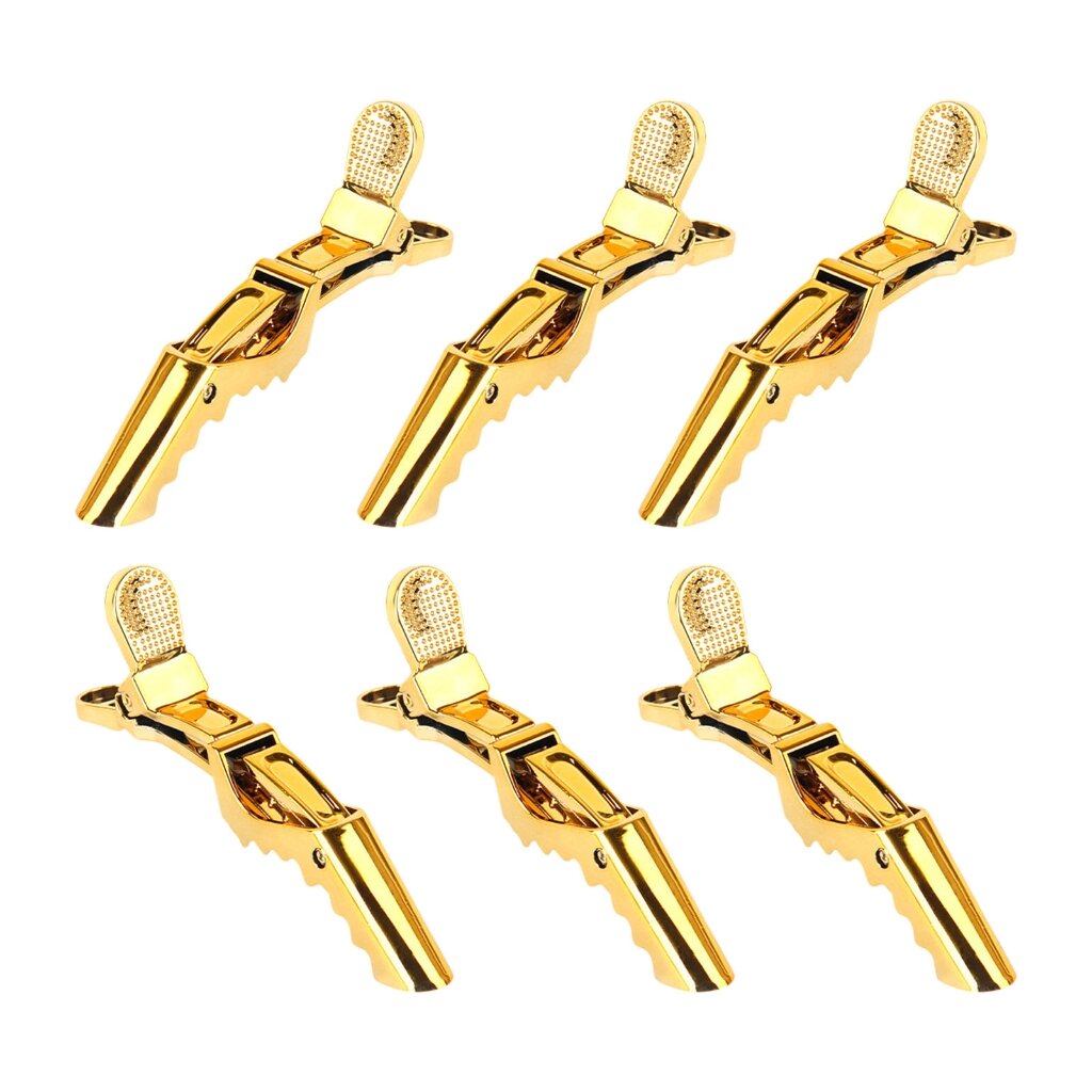 Заколки для сечения и укладки волос из кожи Аллигатора, Заколки для Окрашивания, Стрижки