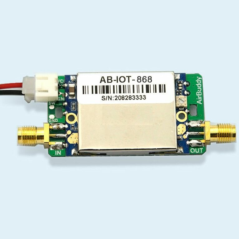 AB-IOT-868-SMA 868 МГц / 915 МГц двунаправленный усилитель сигнала,11 дБи, высокий коэффициент усиления, регулируемый усиление передачи.