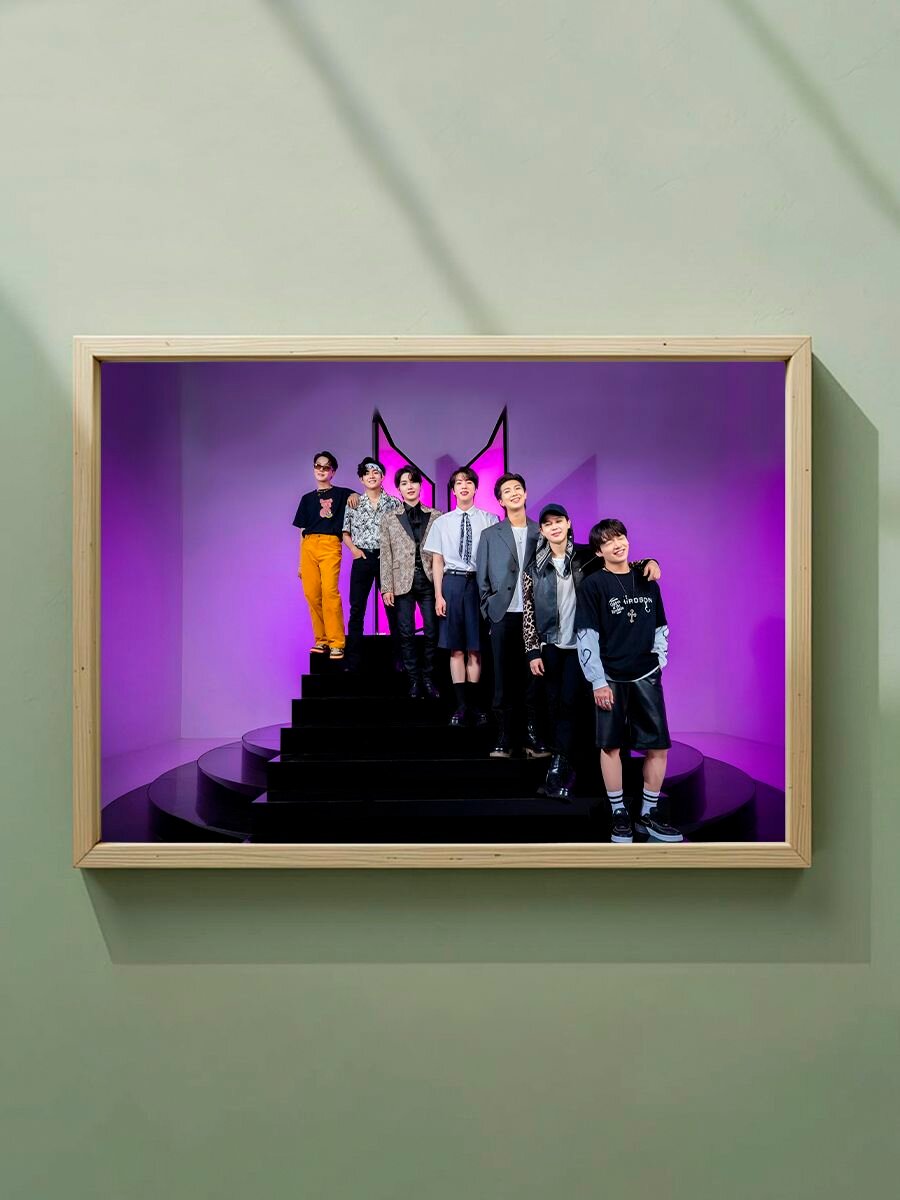 Постер, плакат на стену BTS K-Pop (А3)