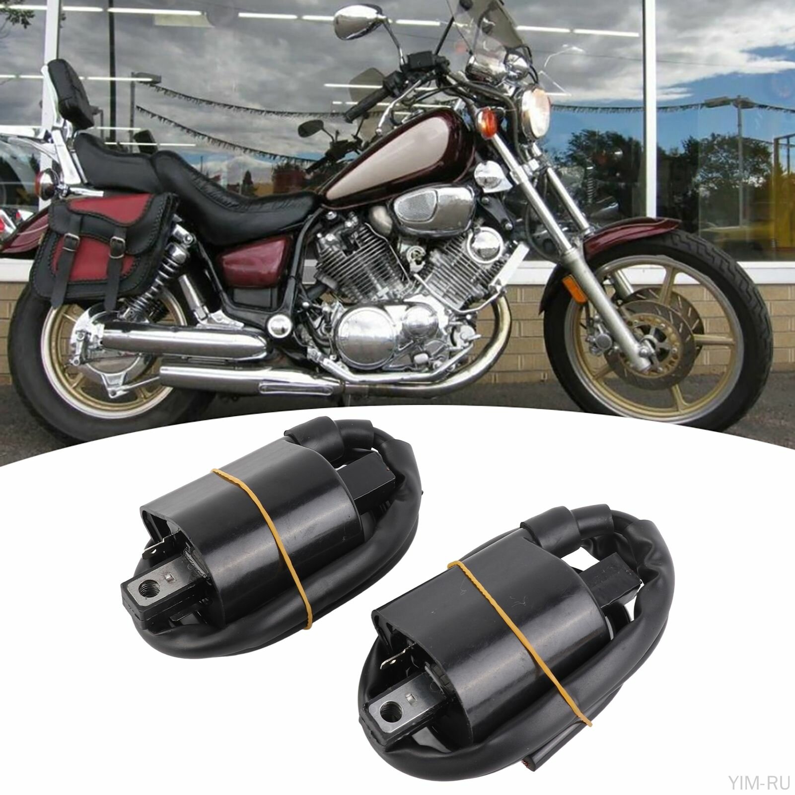 Катушка зажигания из материала ABS с улучшенным сгоранием для мощной искры, предназначенная для повышения ускорения и надежности мотоциклов Yamaha