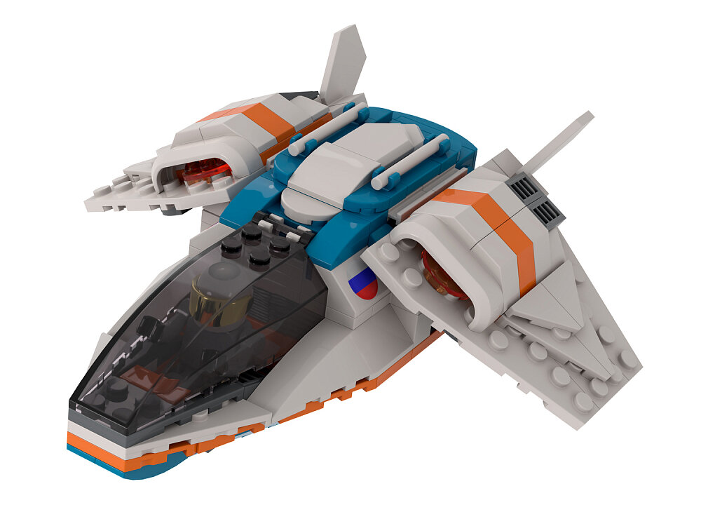 Конструктор Brick Labs Космические приключения AB-1319 Конструктор Большой звездолет исследователей
