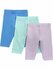 Легинсы mothercare, комплект из 3 шт., размер 128, синий, фиолетовый, бирюзовый