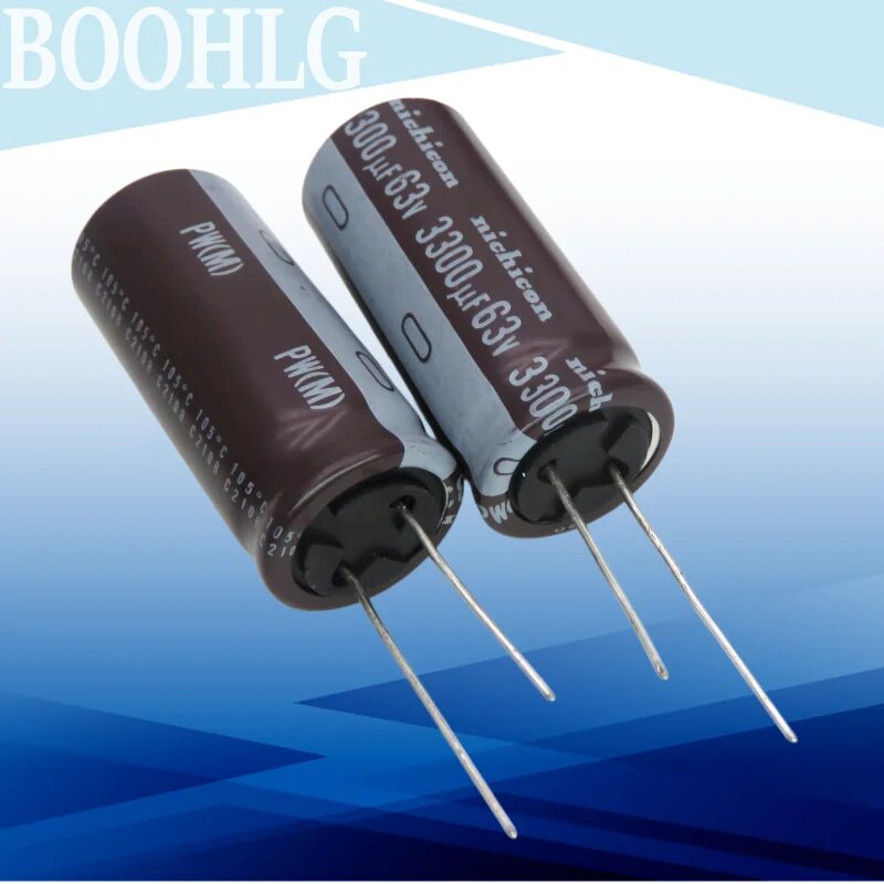 5 шт. конденсаторов Nichicon 3300UF 63V