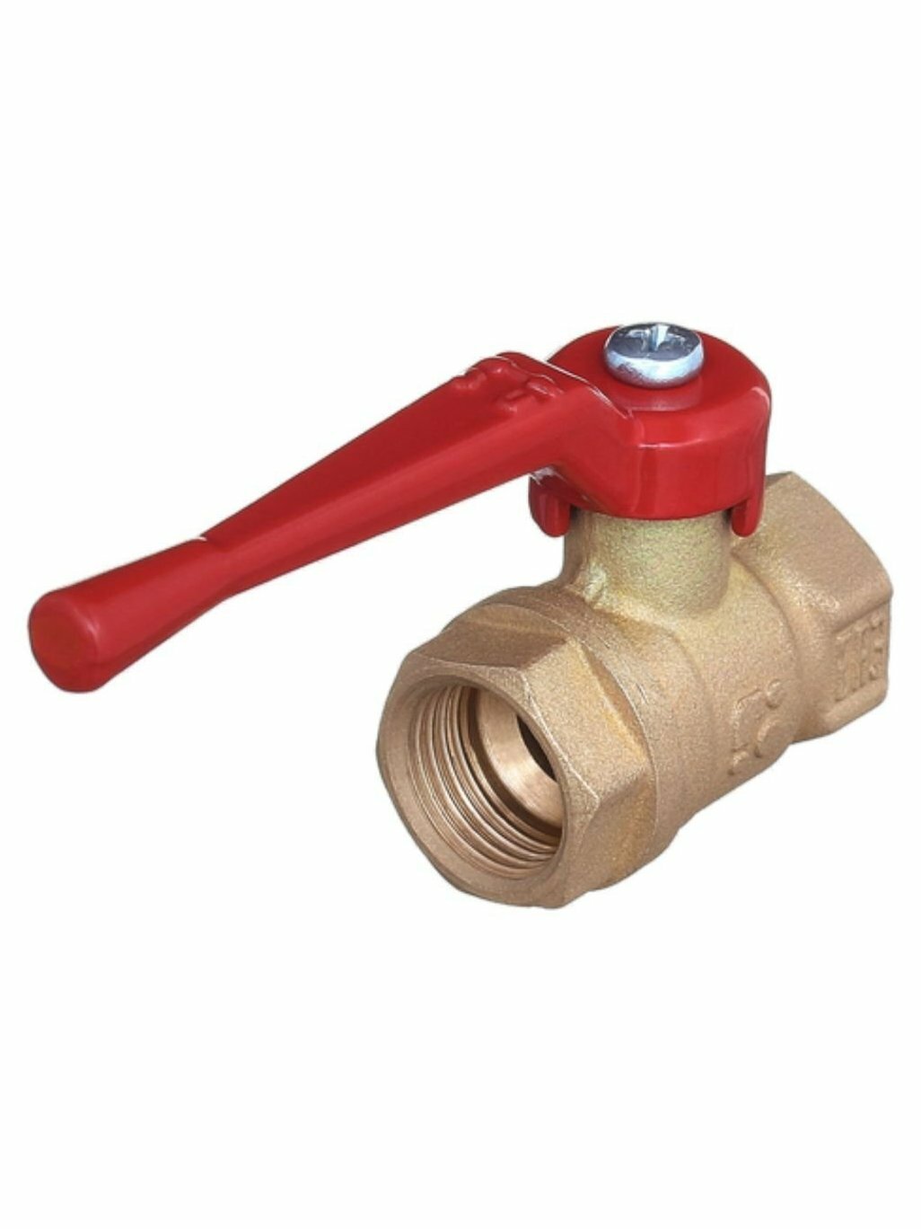 Кран для воды БАЗ 3/4 дюйма, запорная арматура, тип присоединения г-г, надежное управление ручкой, производство Россия.