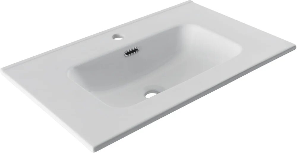 Раковина-столешница Aquanet 70 белый мат. (330430)