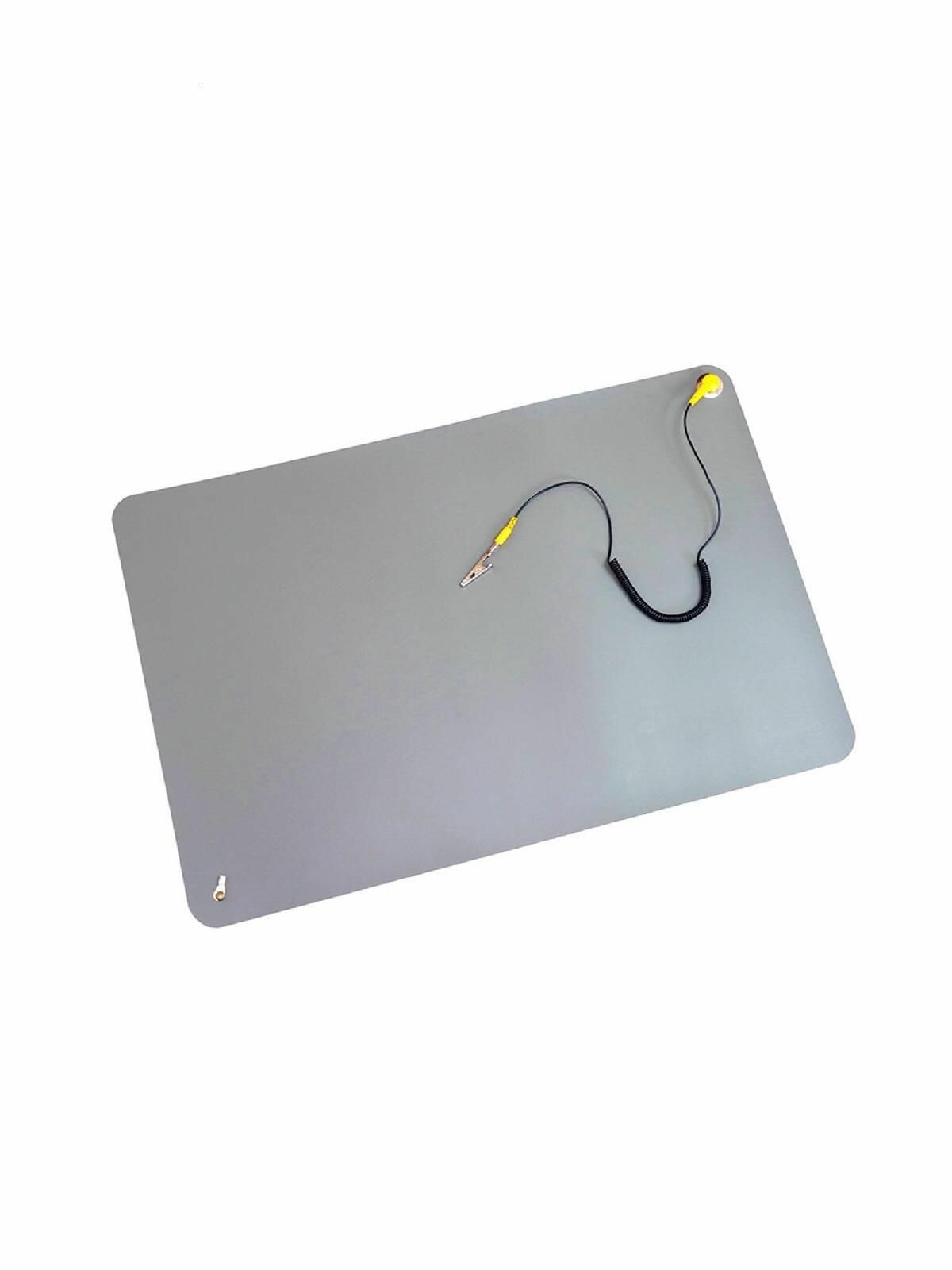 1 портативный антистатический настольный коврик с заземляющим проводом, салфетка для ремонта компьютера, коврик для скатерти-40х60см