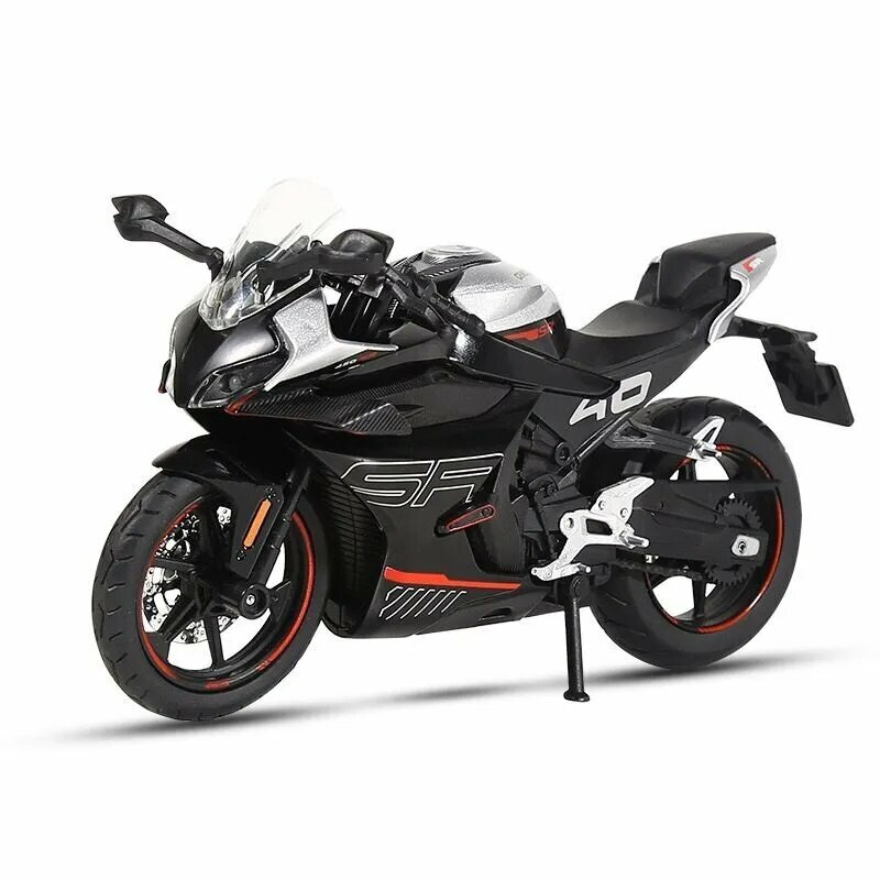 Металлический игрушечный мотоцикл, CFMOTO 450SR масштаб 1:12