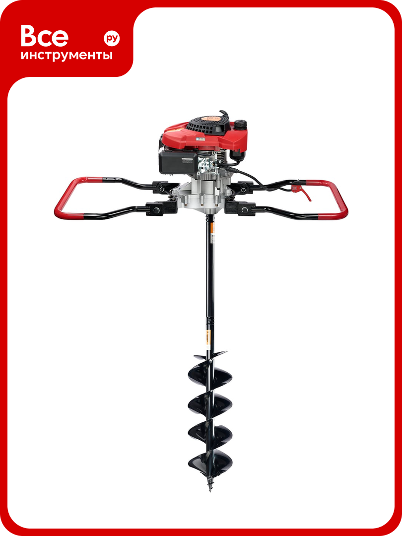 Специальный профессиональный комплект мотобур BURAN DT-1600 TERMINATOR со шнеком HARDDRILL 250x800 и удлинителем PLUS-500 S00144