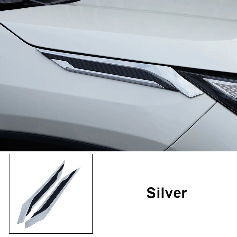Для Toyota RAV4 2019 2020 2021 RAV 4 XA50 ABS автомобильная доска с листьями, украшение, акулий гриб, отделка, наклейки, декоративные аксессуары