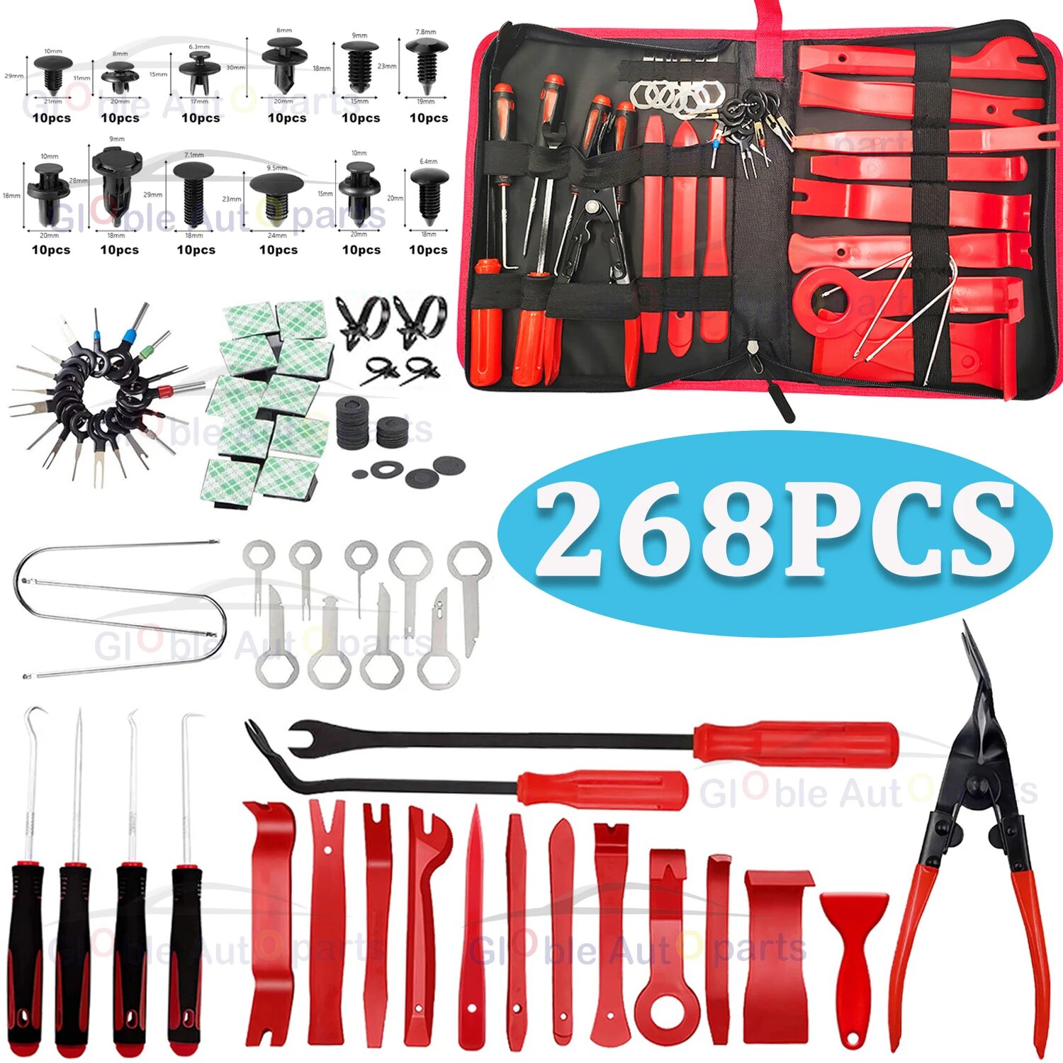 Набор инструментов для авто 268PCS, автоинструменты
