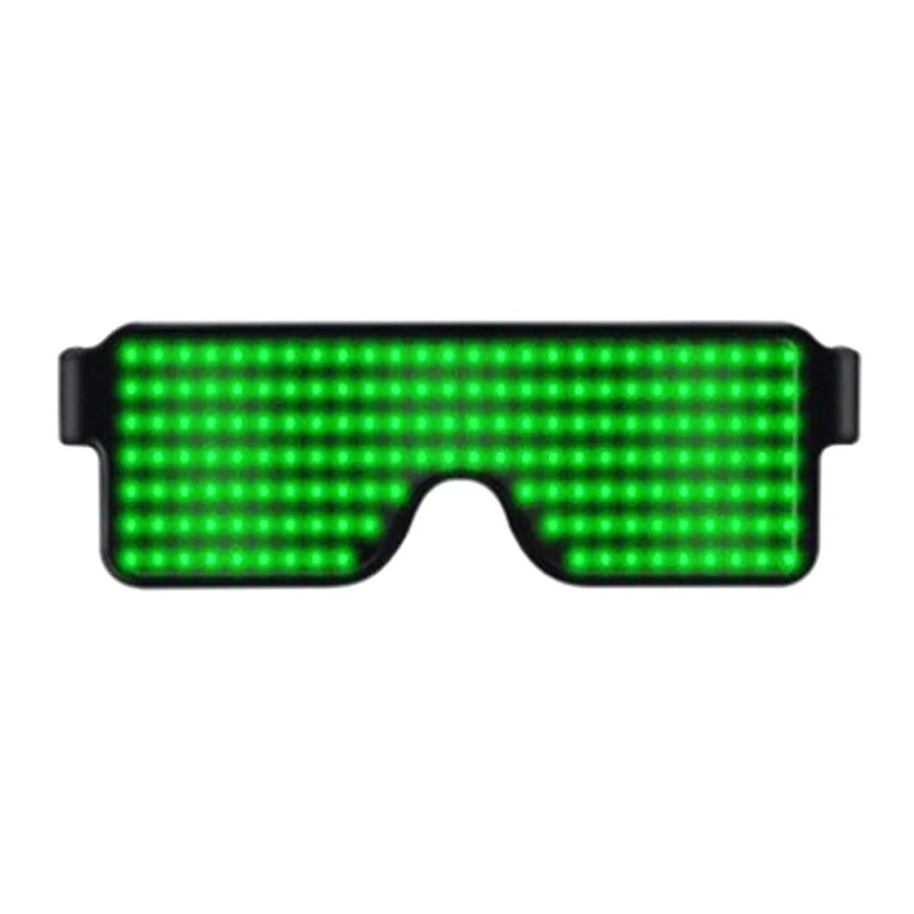 Светодиодные очки Green Light, зеленые