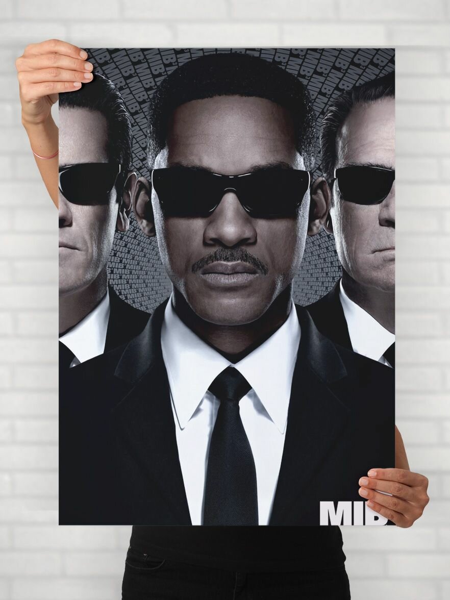Плакат на стену для интерьера Люди в черном (Men in Black 14) - Постер по фильму кино формата А1 (60x84 см)