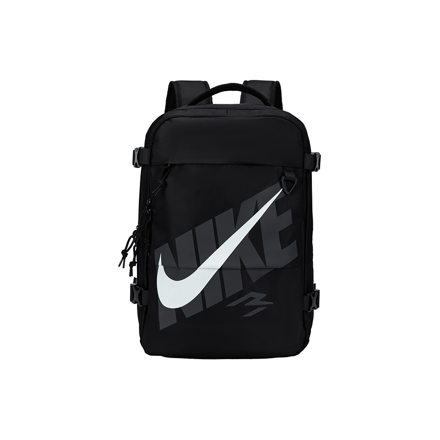 Сумка NIKE, фактура пэчворк, глубокий черный — фото 1