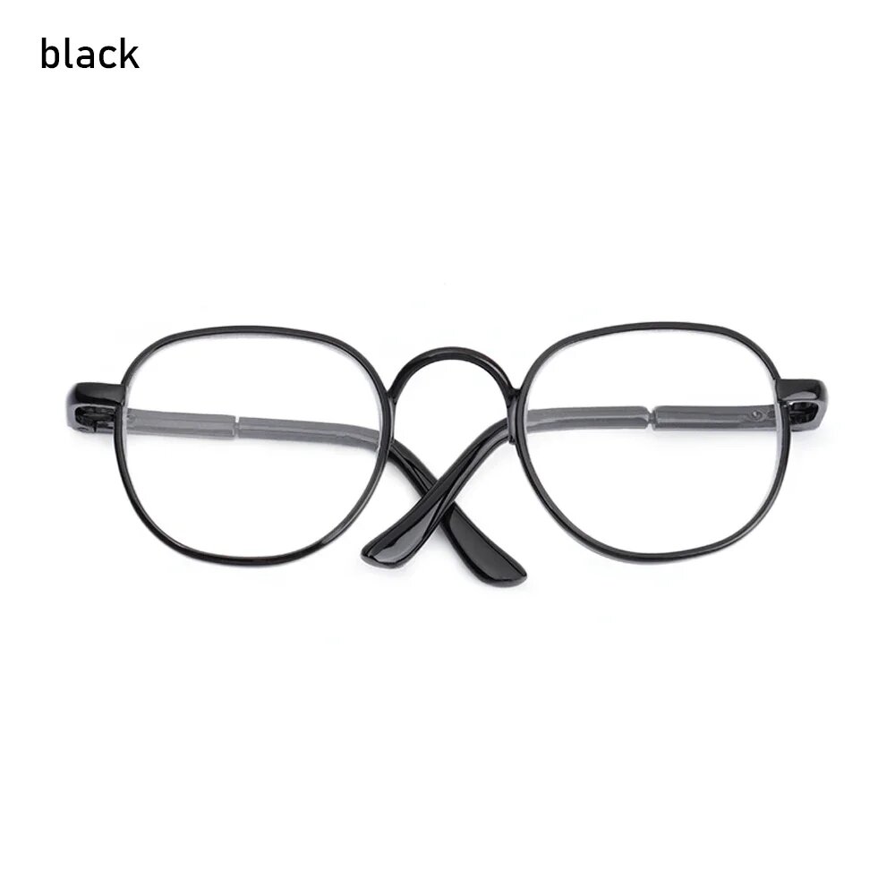 Черные металлические очки для кукол black-1