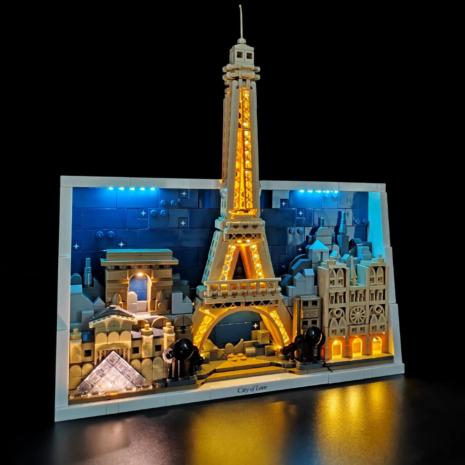LED подсветка для Lego 21064 Париж, цвет 21064