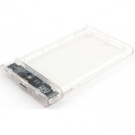 Внешний корпус для HDD/SSD 2.5" AgeStar 3UB2P4 (TRANSPARENCY) прозрачный