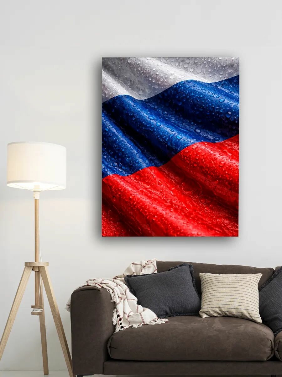 Постеры на стену флаг России , плакат 1шт, А2 размер. — фото 1