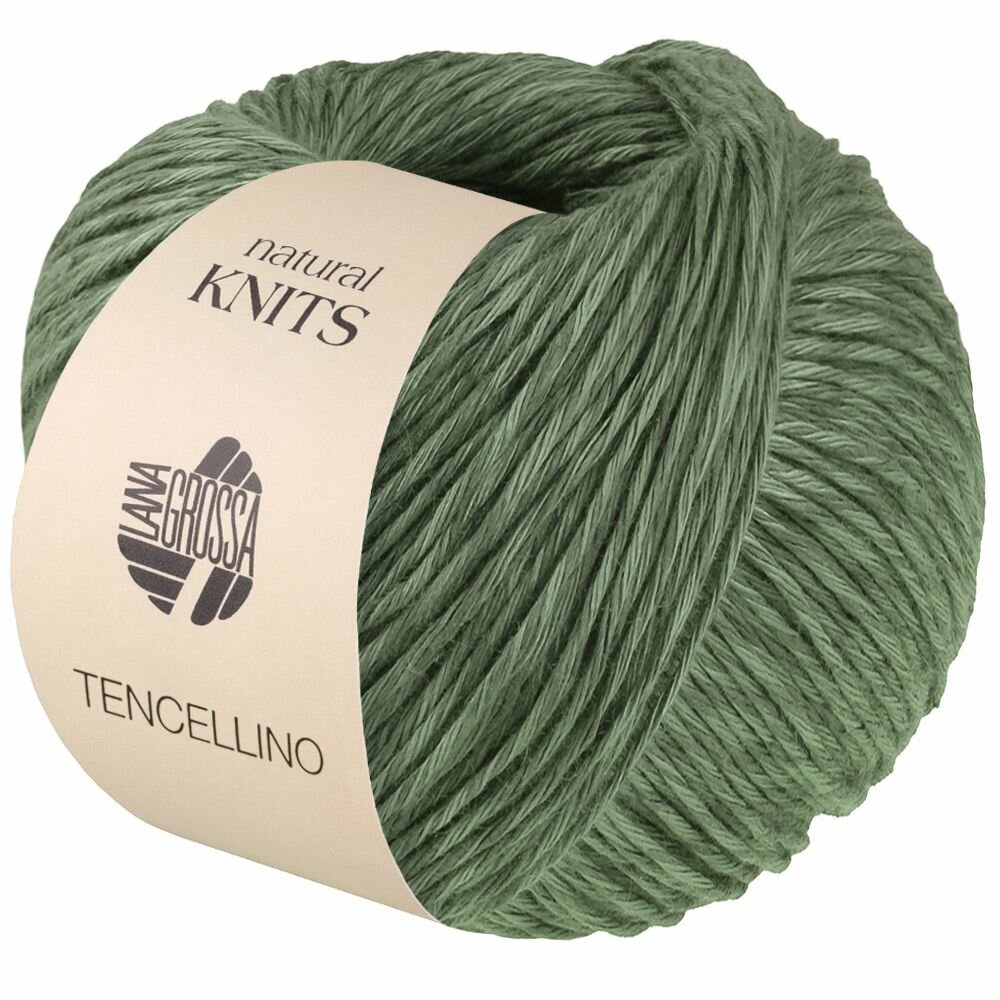 Пряжа для вязания Lana Grossa Tencellino Natural Knits (08 Нефрит/Jadegr n) 2 мотка по 50 г/0 м