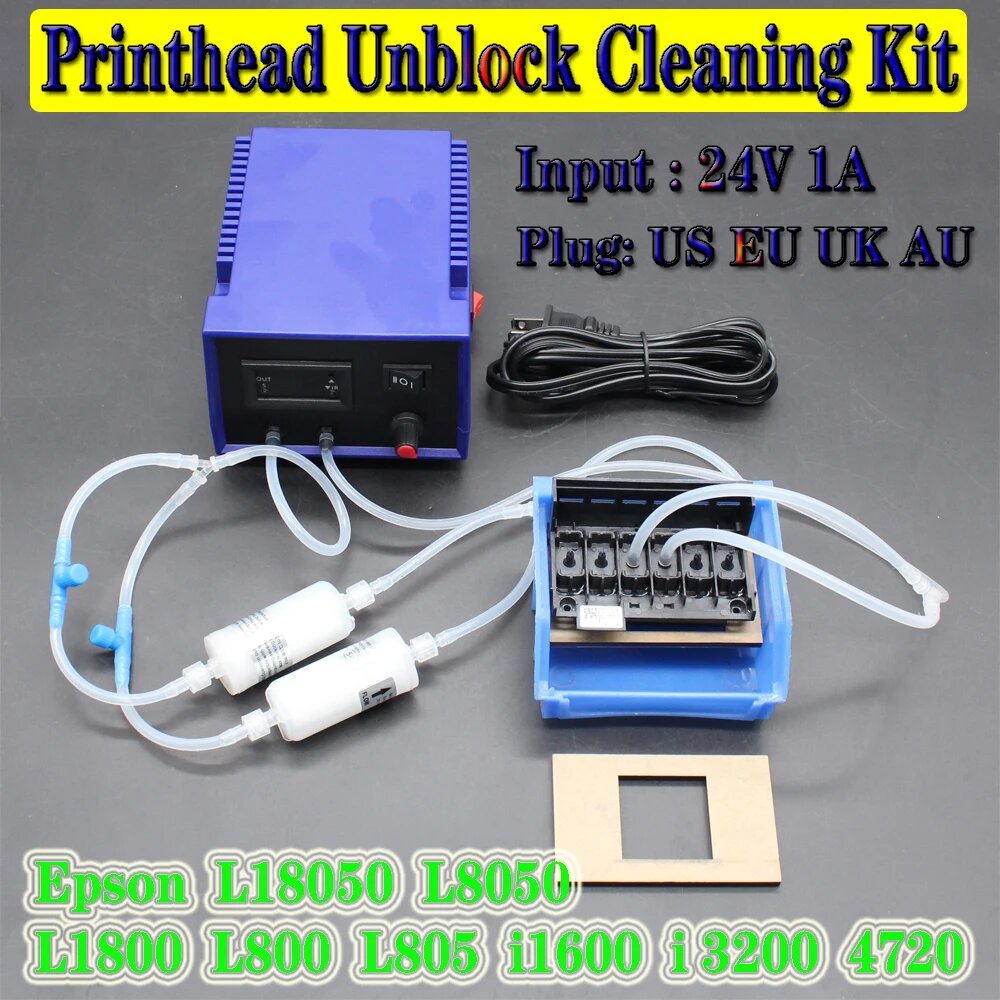 Машина для очистки печатающей головки DTF Epson L1800 L805 i3200 4720 XP600 DX6,