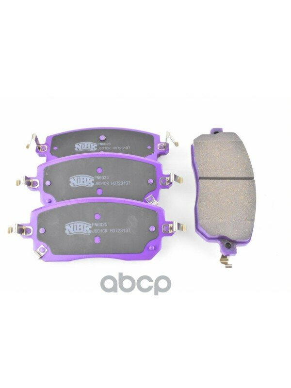 Колодки тормозные перед NiBK арт. PN6025